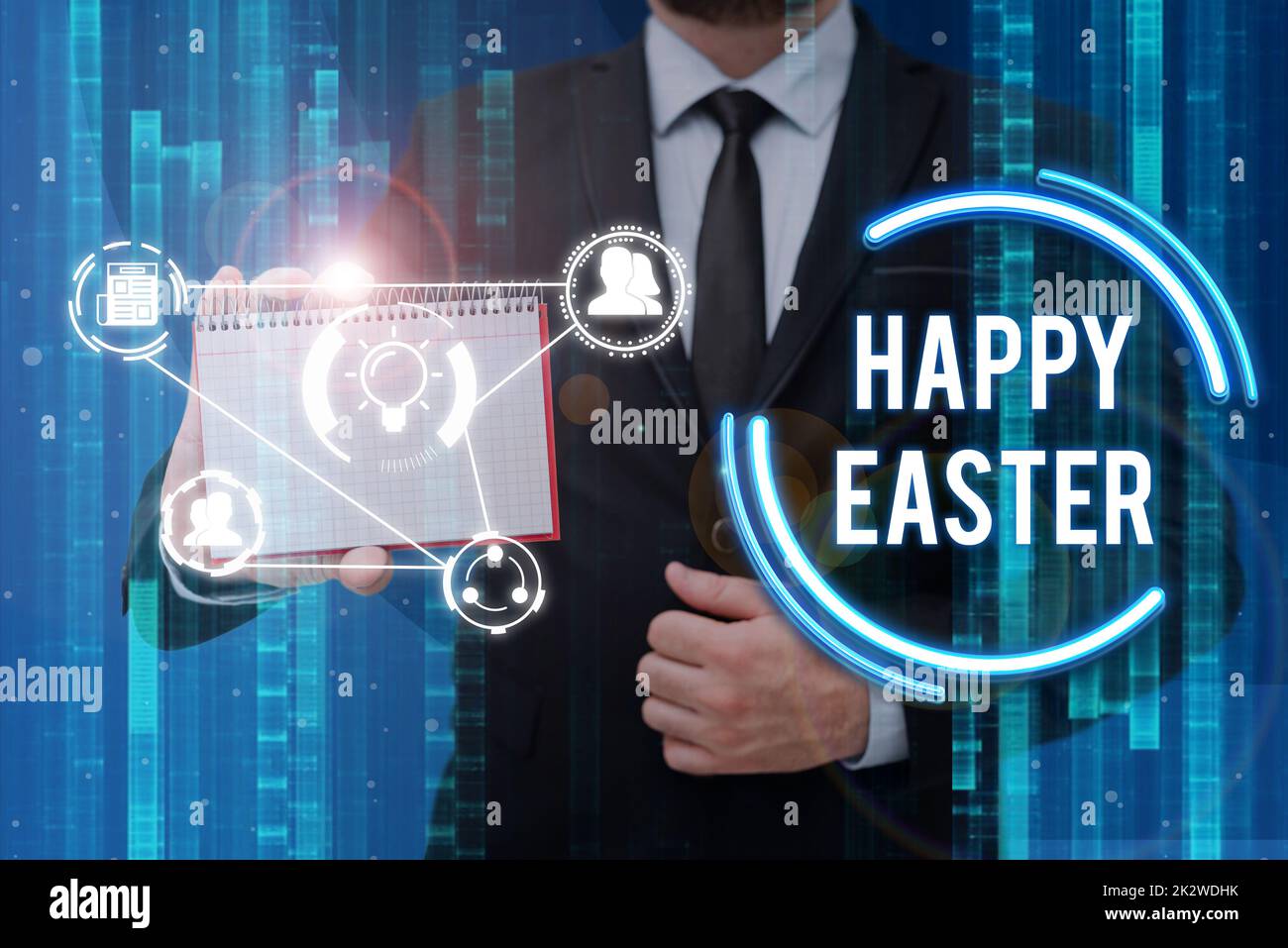 Writing displaying text Happy Easter. Business overview Christian feast ...