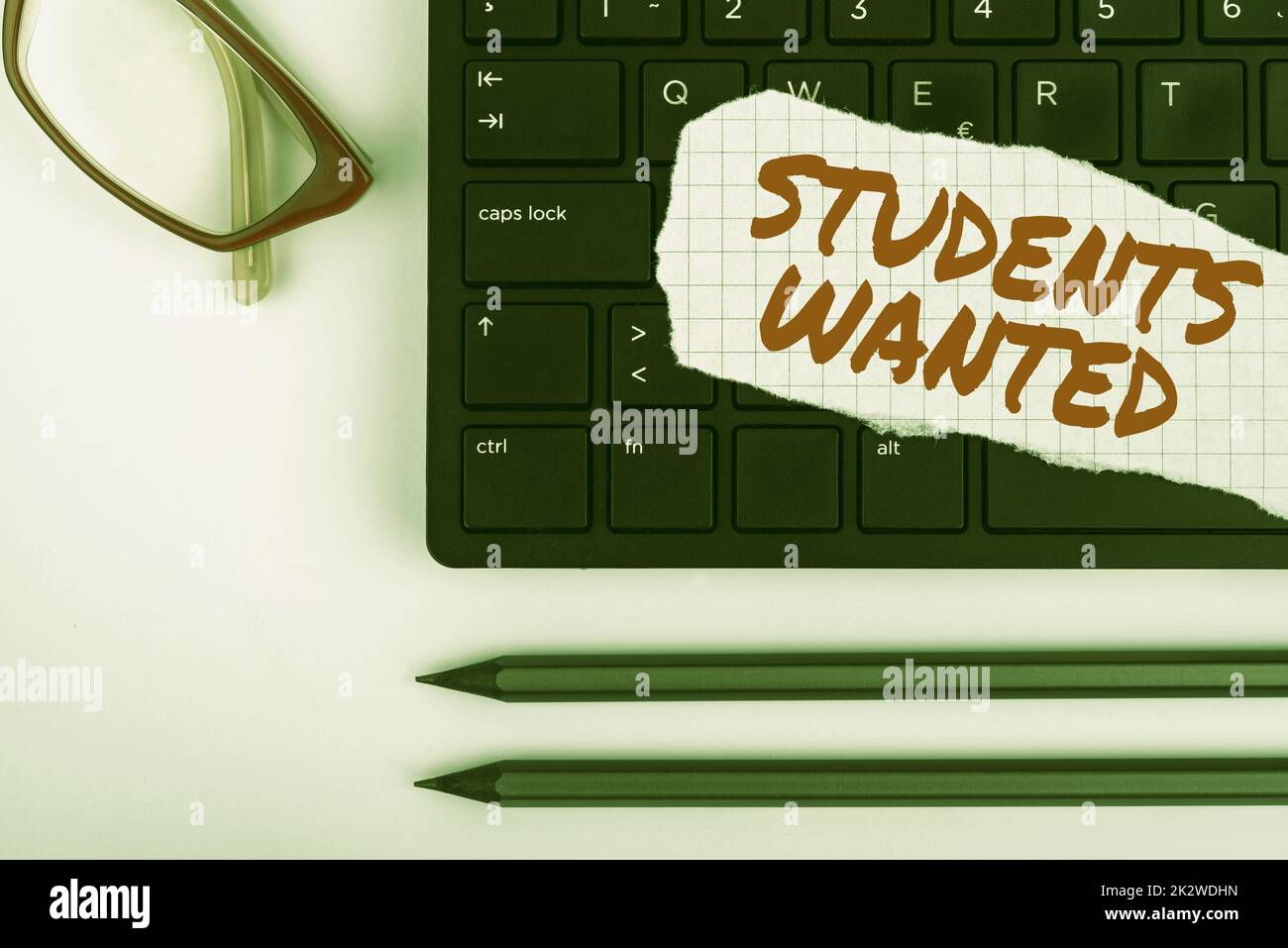 Conceptual caption Students Wanted. Word for list of things wishes or ...