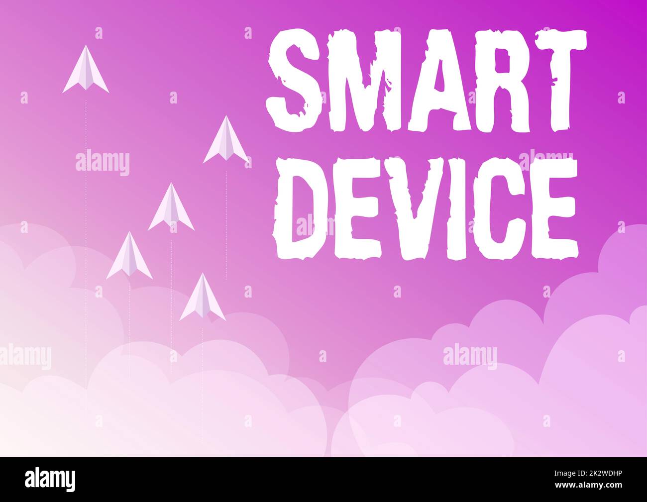 Hand writing sign Smart Device. Word for Electronic gadget that able to ...