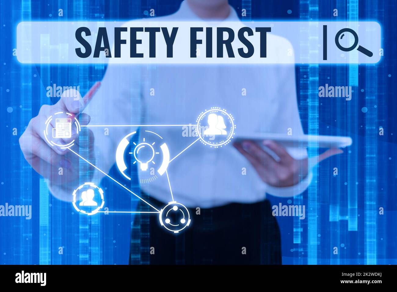 Thinking about safety hi-res stock photography and images - Alamy