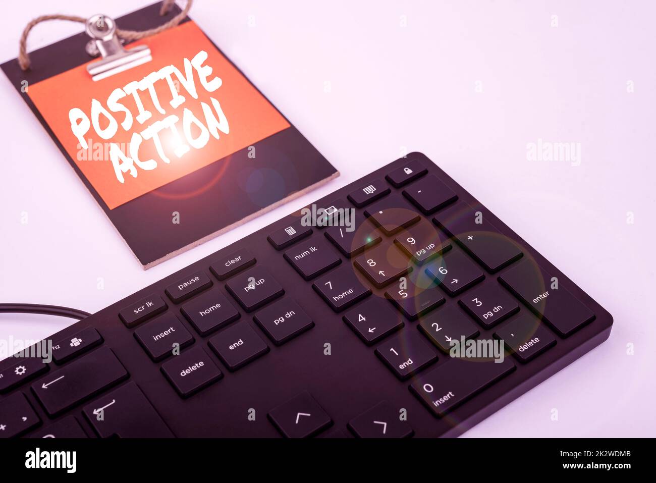 Text caption presenting Positive Action. Business idea doing good ...