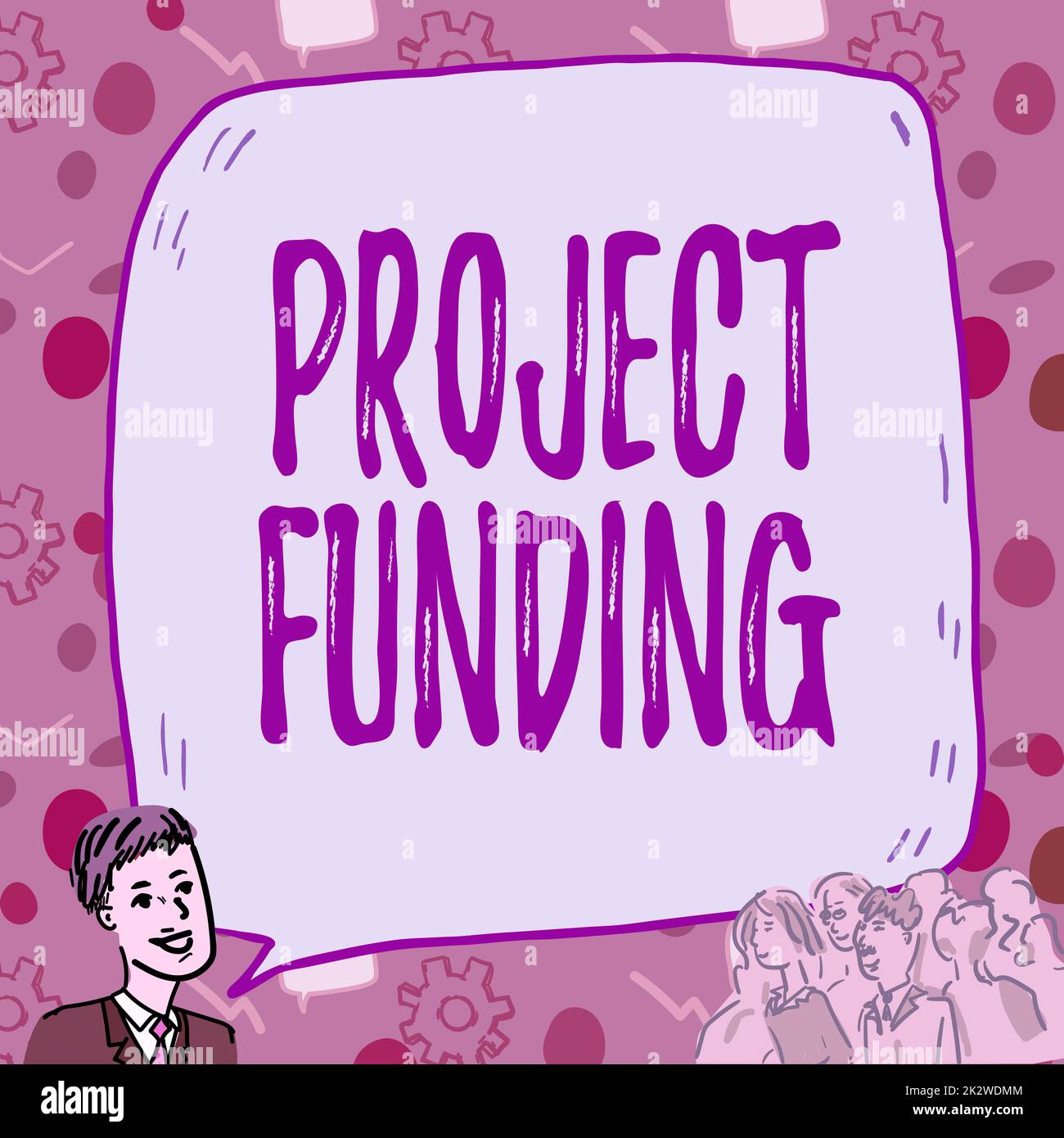 Hand writing sign Project Funding. Conceptual photo paying for start up ...