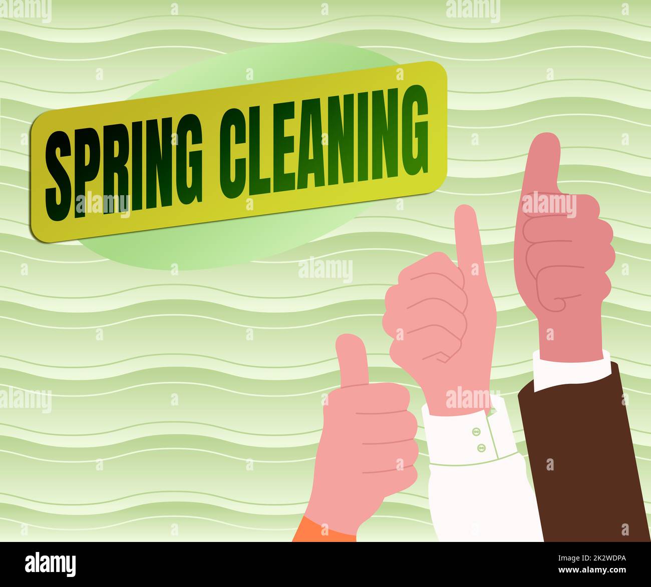 Text sign showing Spring Cleaning. Business idea practice of thoroughly ...