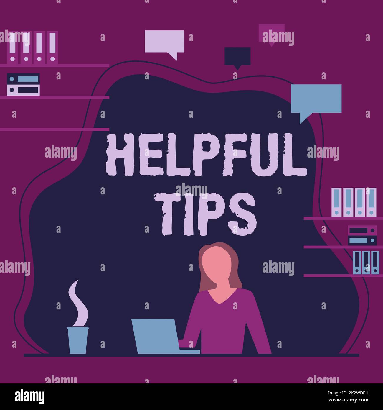 Text showing inspiration Helpful Tips. Business approach Useful secret ...