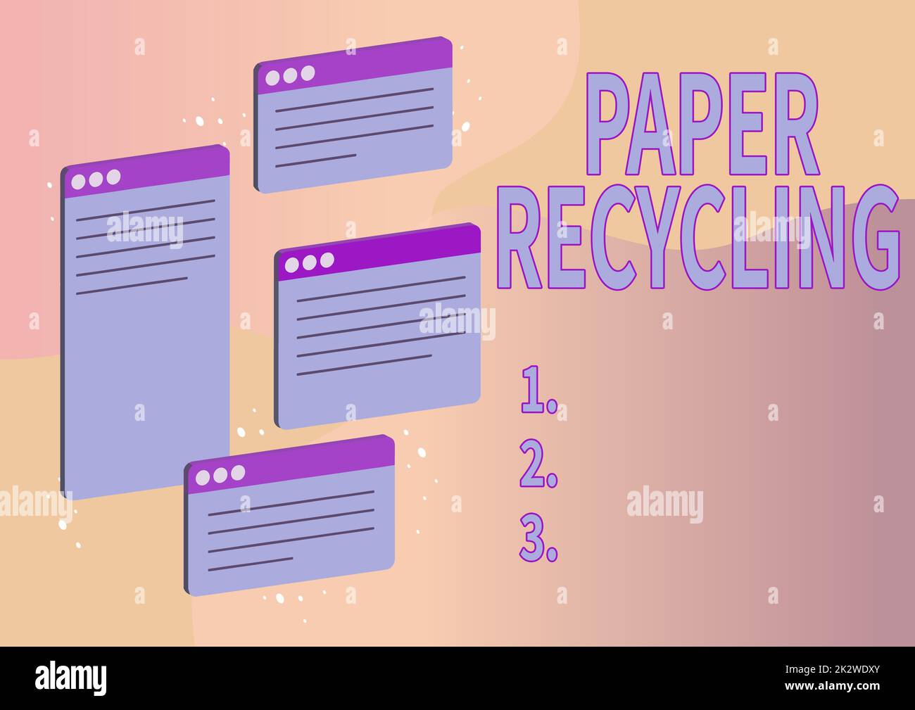 Handwriting text Paper Recycling. Business overview Using the waste ...