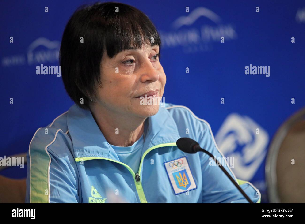 KYIV, UKRAINE - SEPTEMBER 21, 2022 - Head coach of the Ukrainian ...
