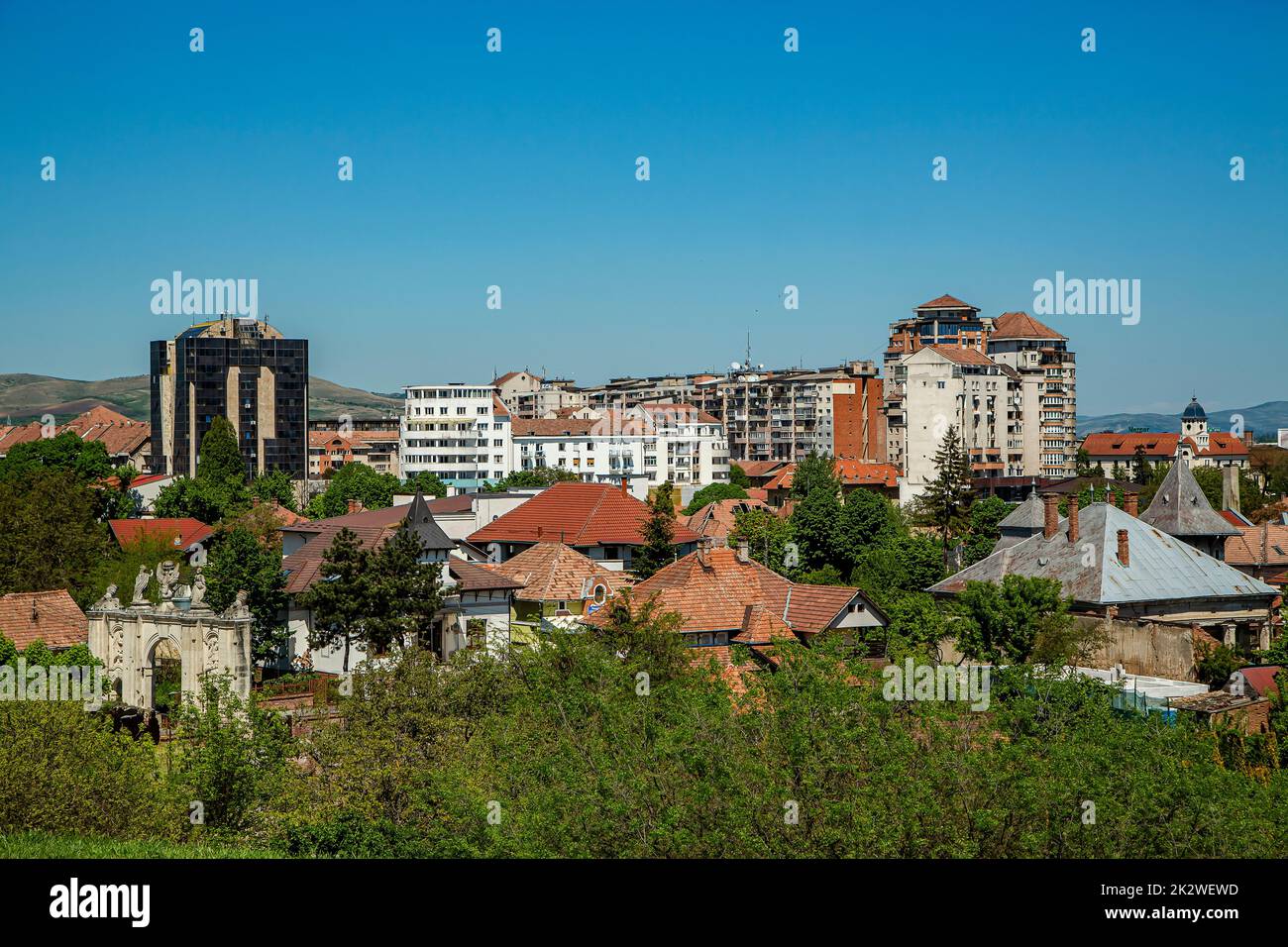 View of Alba Iulia city from Transylvania, Romania Stock Photo - Alamy