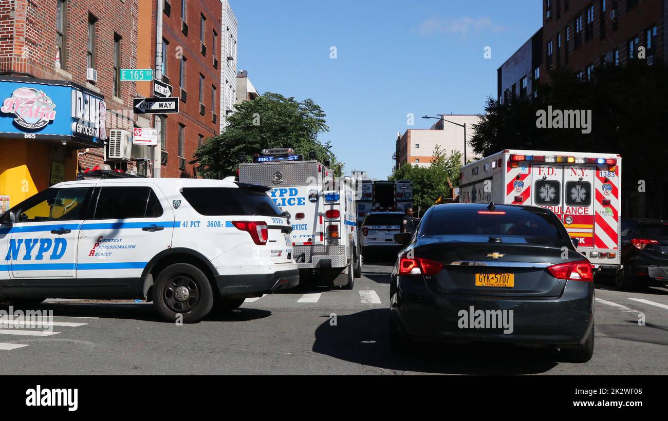 NYPD Emergency Services Unit (ESU) response to incident in the Bronx ...