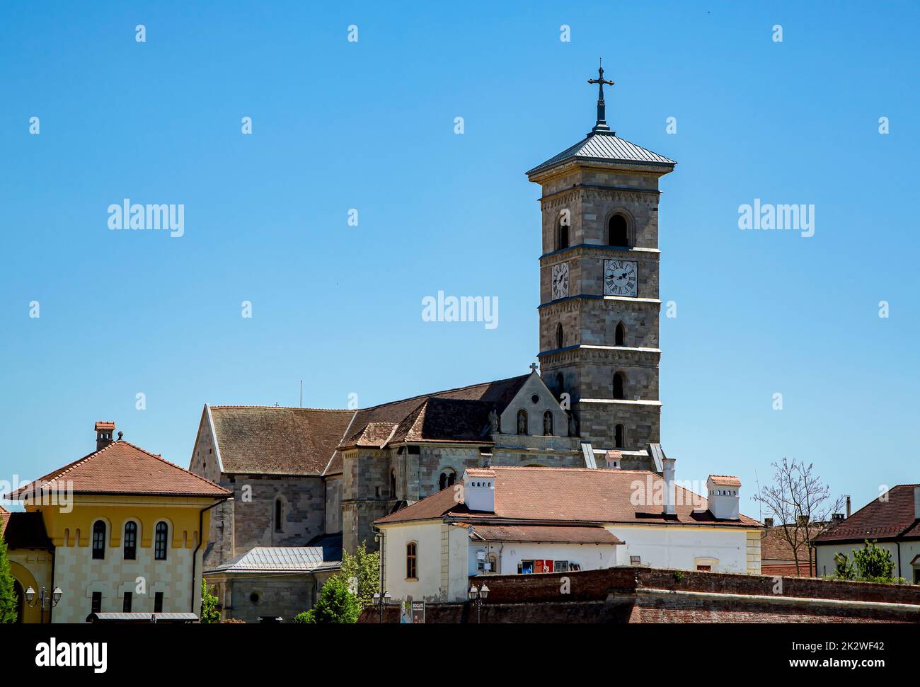 St. Michael's Roman Catholic cathedral in Fortress of Alba Iulia ...