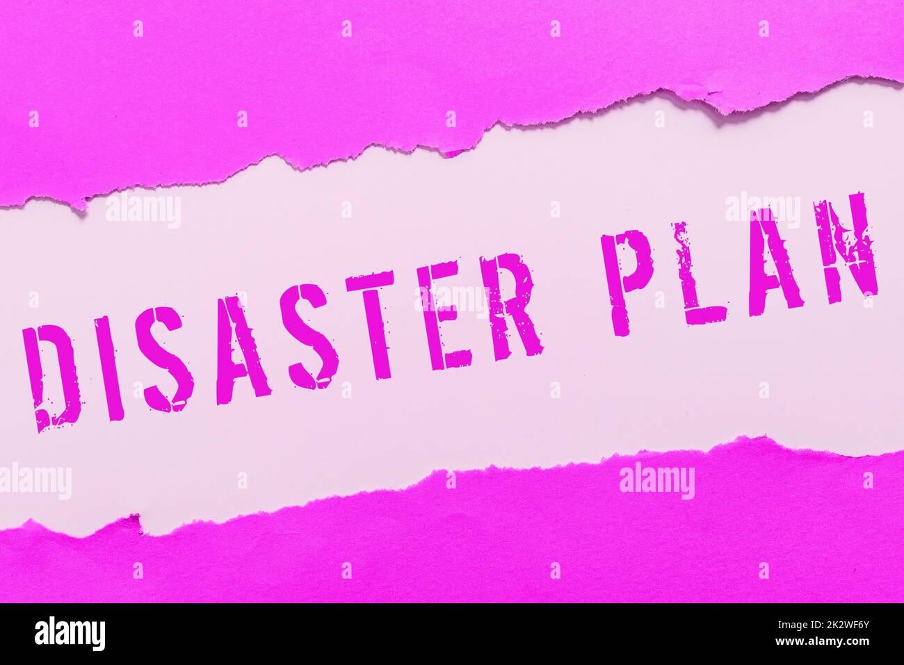Text caption presenting Disaster Plan. Conceptual photo Respond to ...