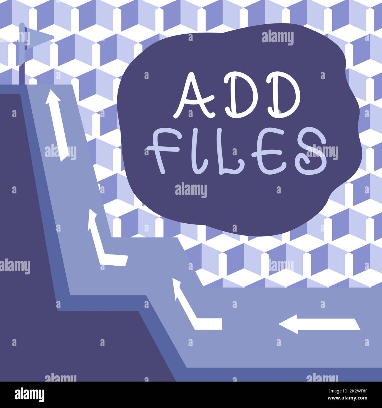 Text sign showing Add Files. Internet Concept To put more information ...