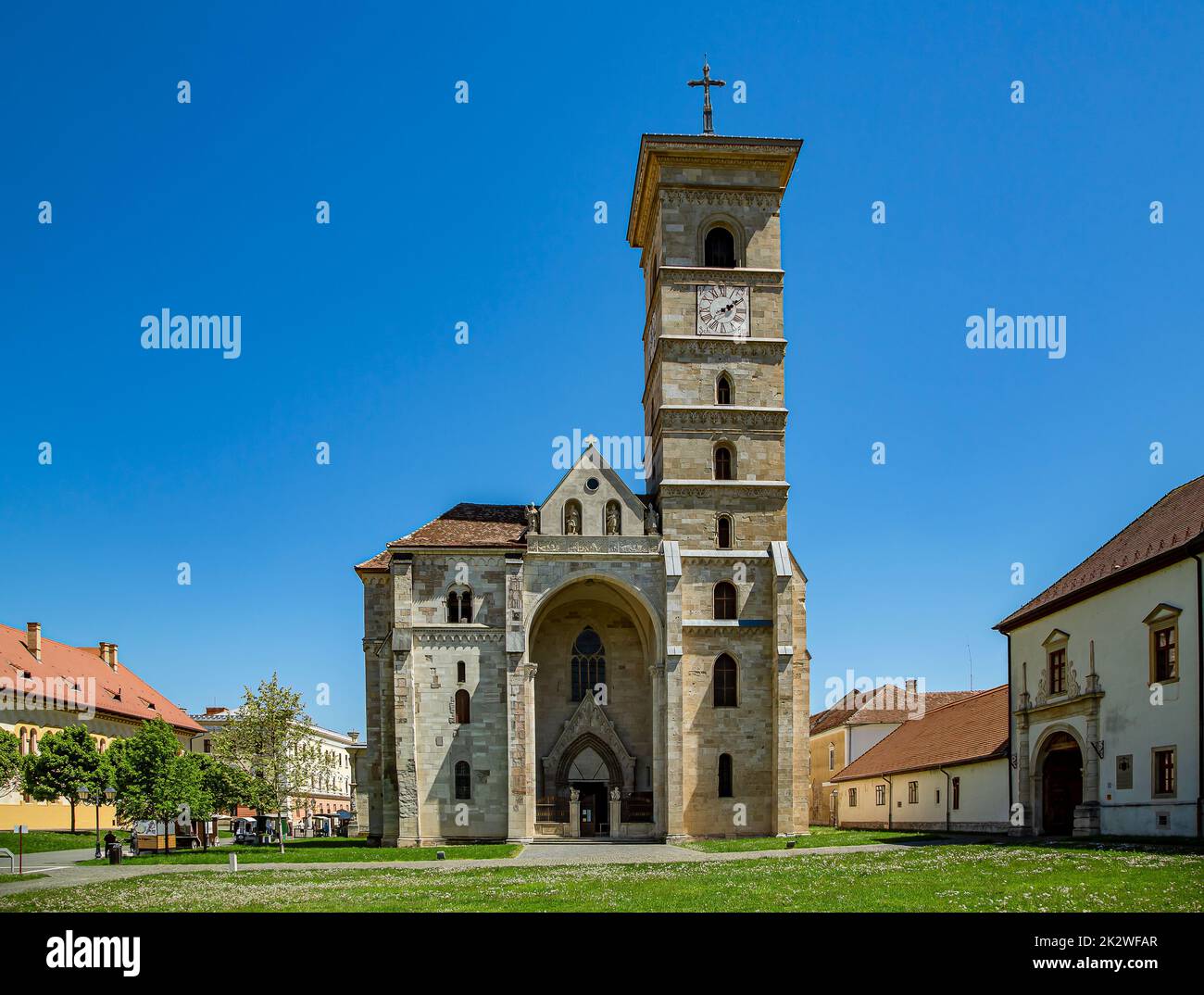 St. Michael's Roman Catholic cathedral in Fortress of Alba Iulia ...