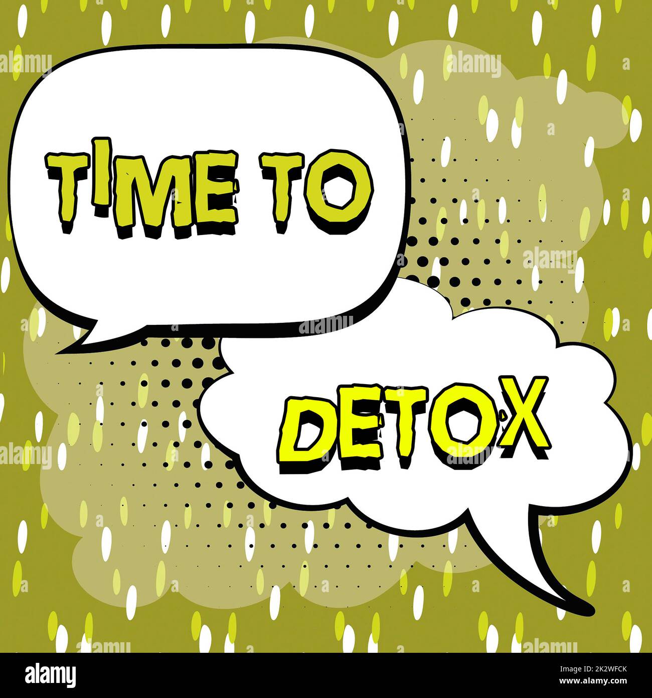 Writing displaying text Time To Detox. Business overview Moment for ...