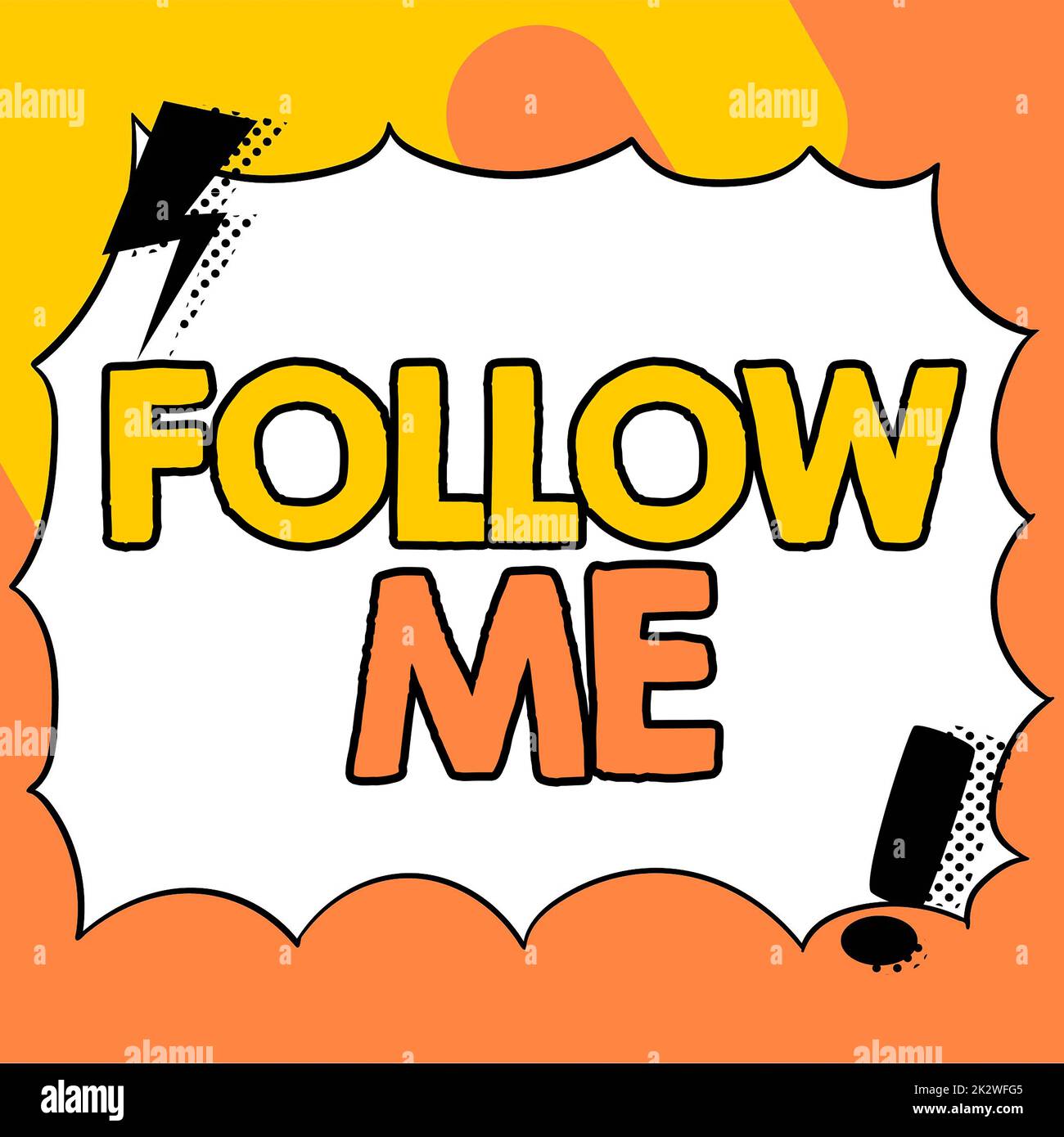 Hand writing sign Follow Me. Business idea Inviting a person or group ...
