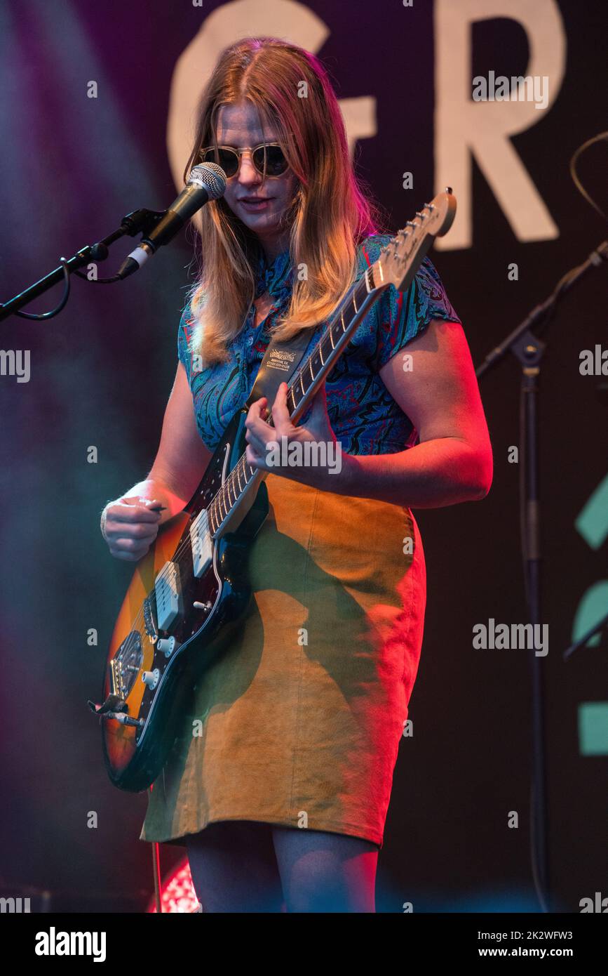 Ash Reiter of Sugar Candy Mountain play the Walled Garden Stage at the ...