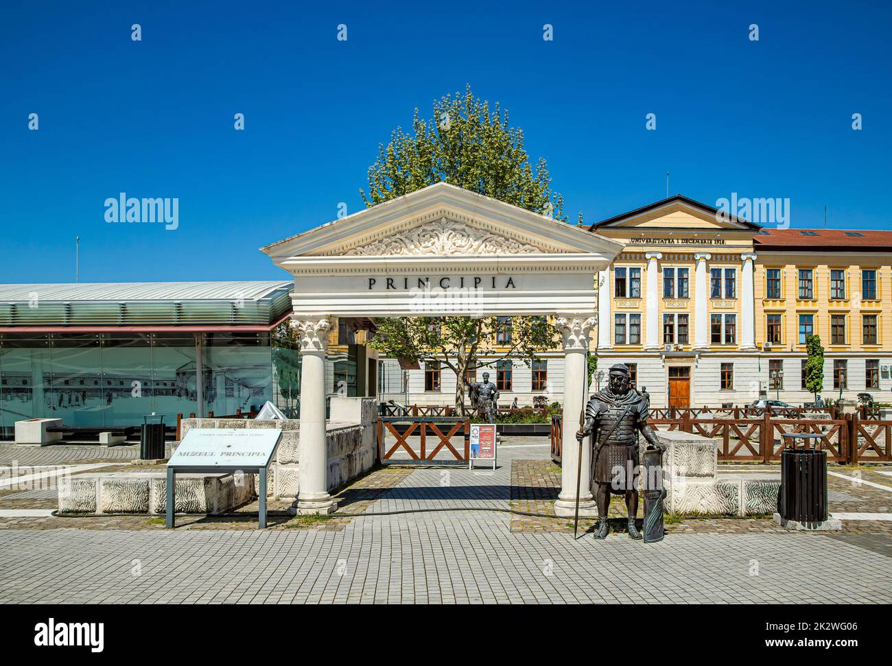 The „Principia” museum located in the fortress square in Alba Iulia ...