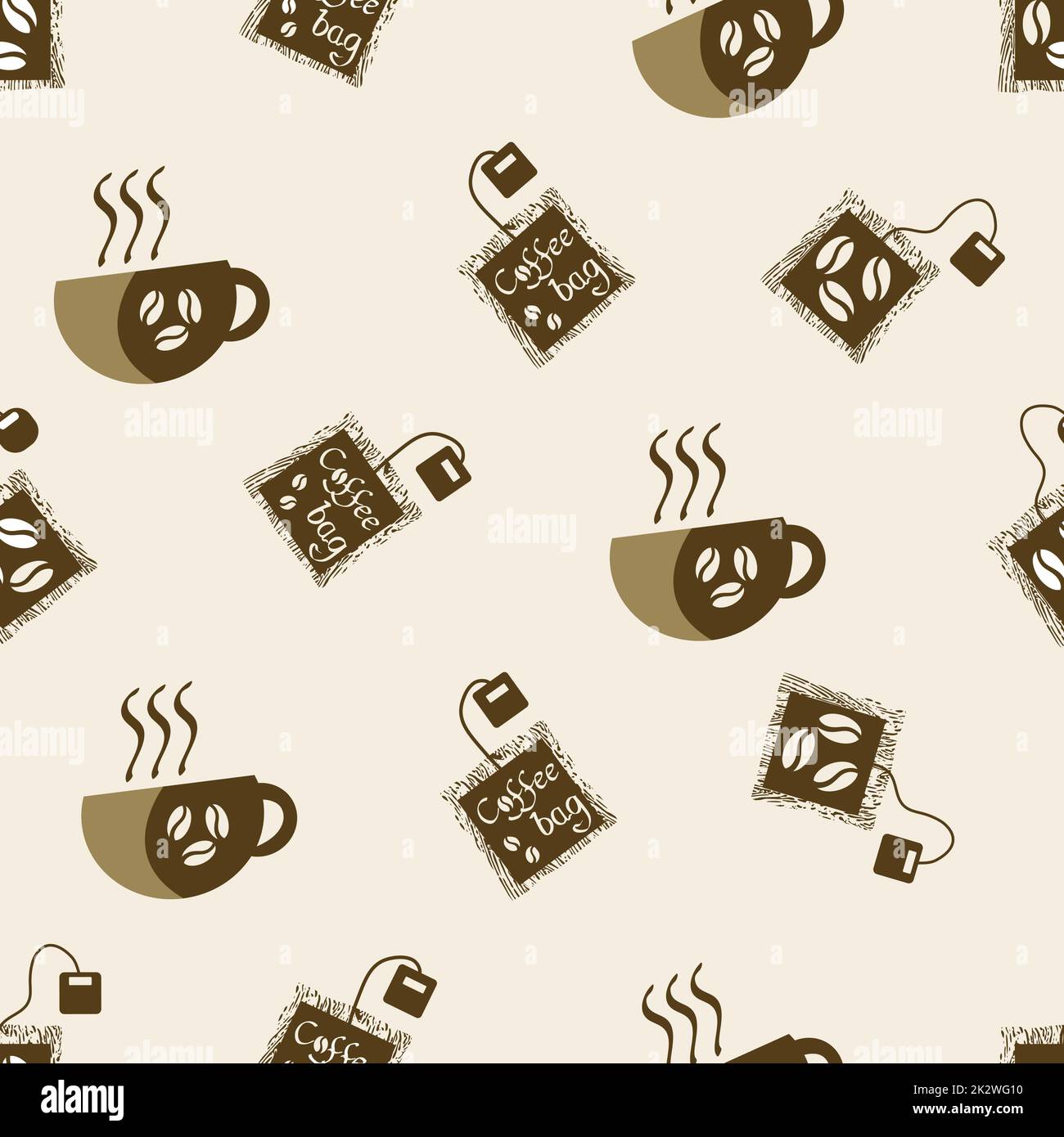 Coffee drip bag Stock Vector Images - Alamy