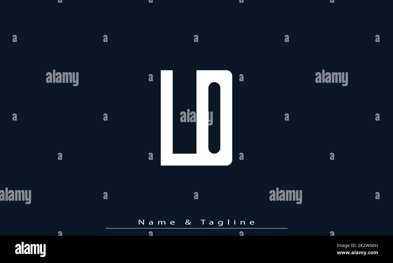 Alphabet letters Initials Monogram logo LO , OL Stock Vector Image ...
