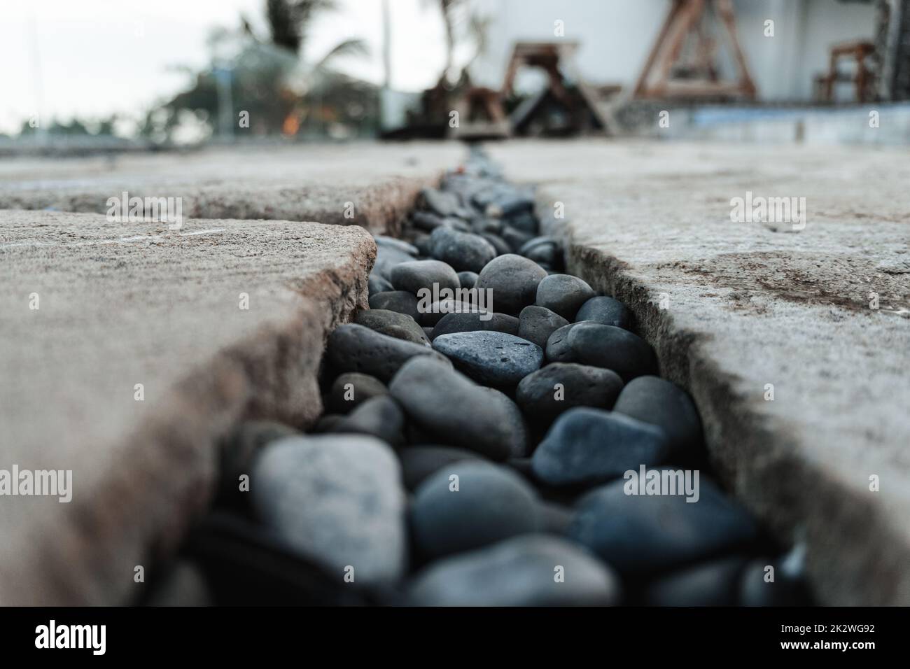 A beautiful shot of a pebble stones on a ground Stock Photo - Alamy