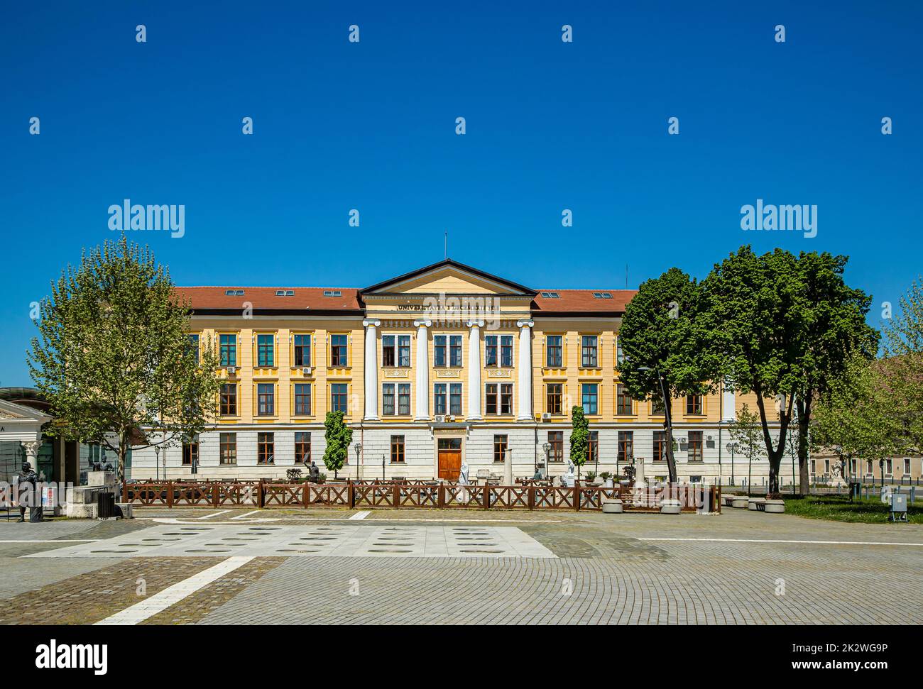Building of the 1 December 1918 University in Alba Iulia, Transylvania ...