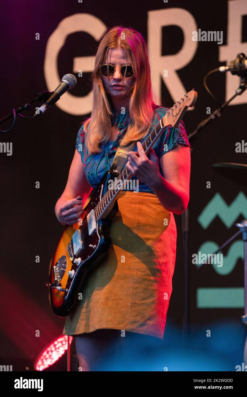 Ash Reiter of Sugar Candy Mountain play the Walled Garden Stage at the ...