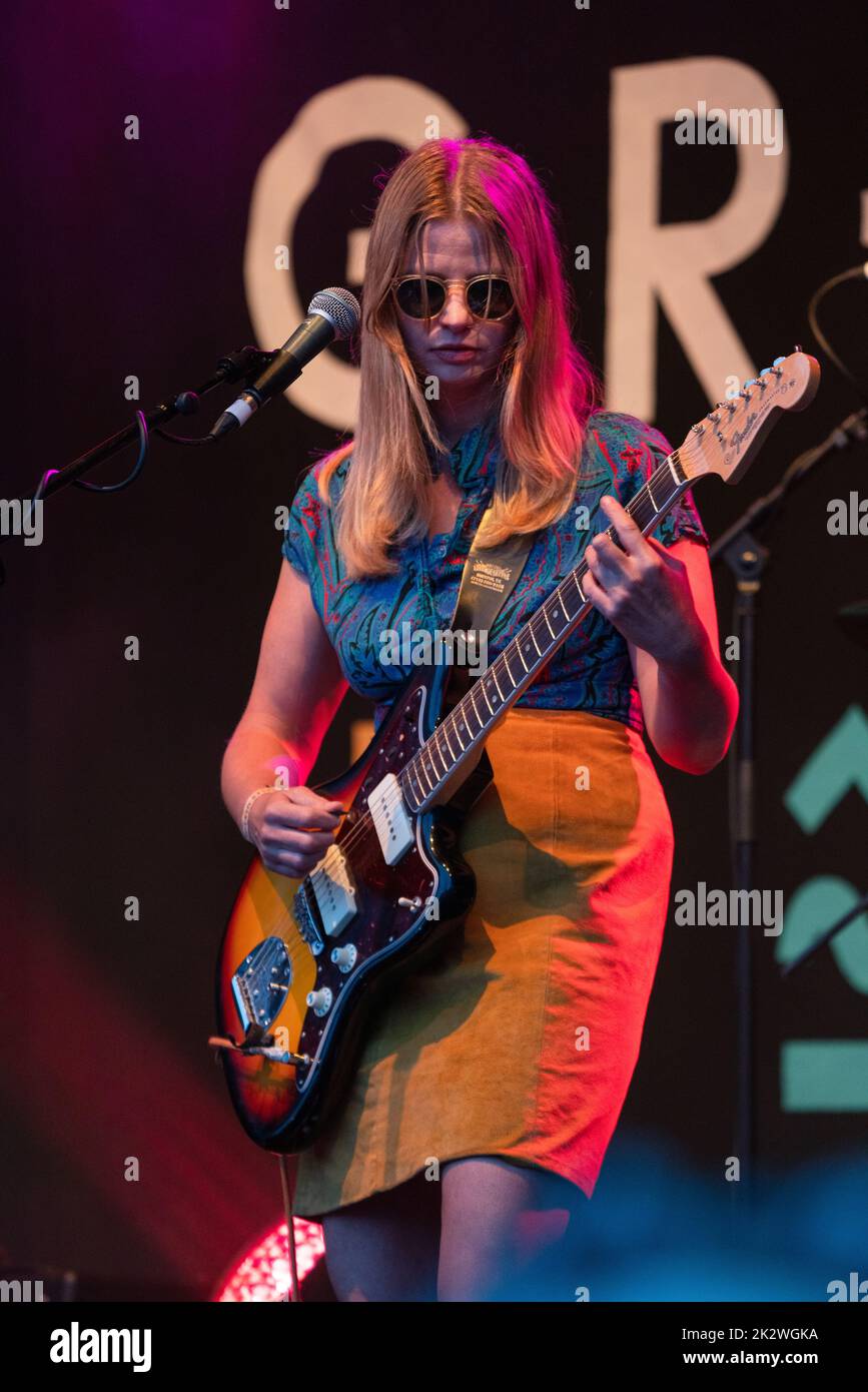 Ash Reiter of Sugar Candy Mountain play the Walled Garden Stage at the ...