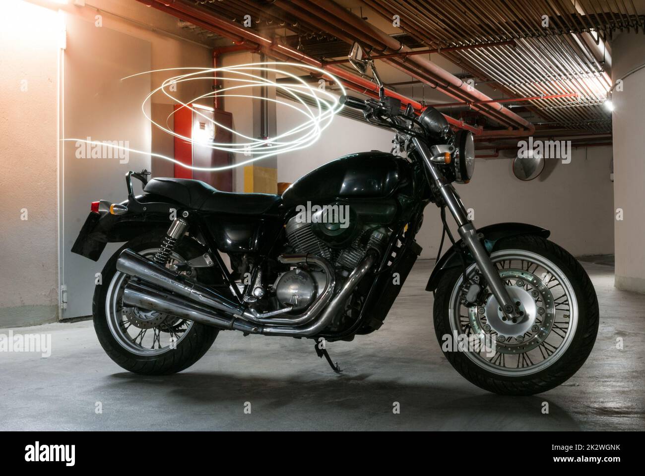 Motorcycle Honda vrx 400 Stock Photo - Alamy