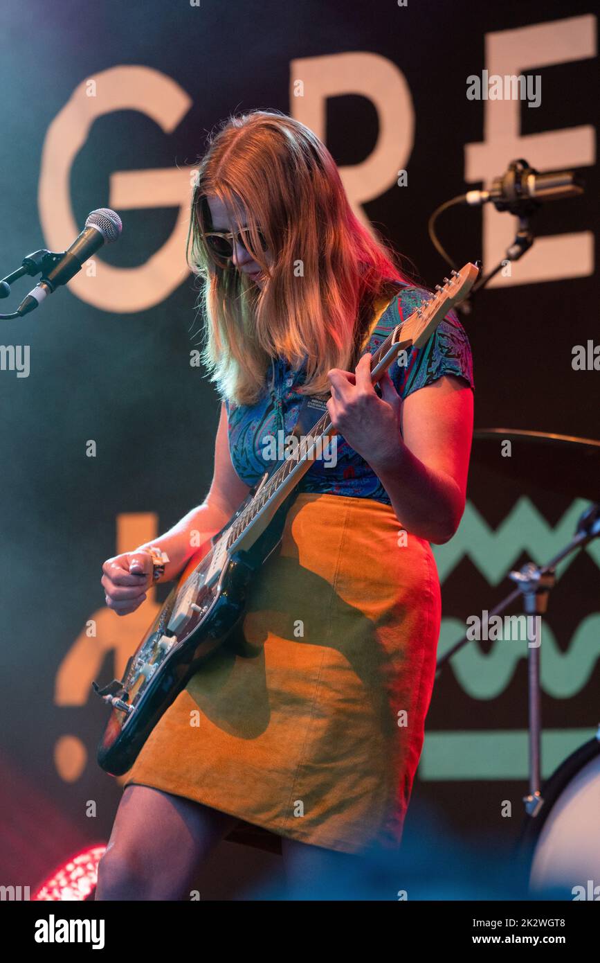 Ash Reiter of Sugar Candy Mountain play the Walled Garden Stage at the ...
