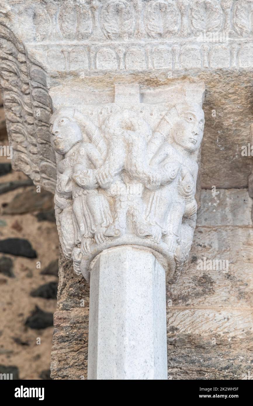 St Michael Abbey - Sacra di San Michele - Italy. Gargoyle monster ...