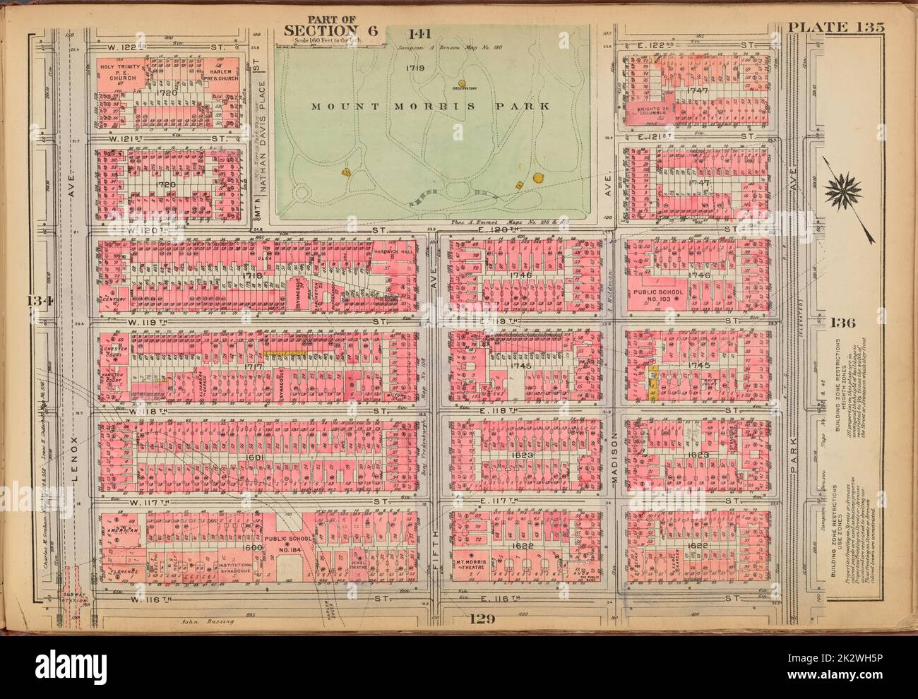 Map of mount morris hi-res stock photography and images - Alamy
