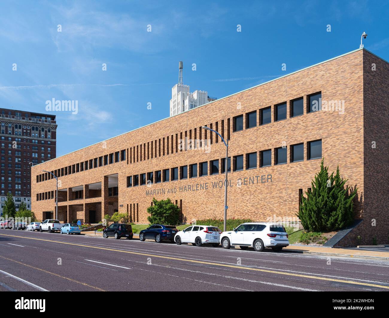 Marvin and Harlene Wool Center at Saint Louis University Stock Photo ...