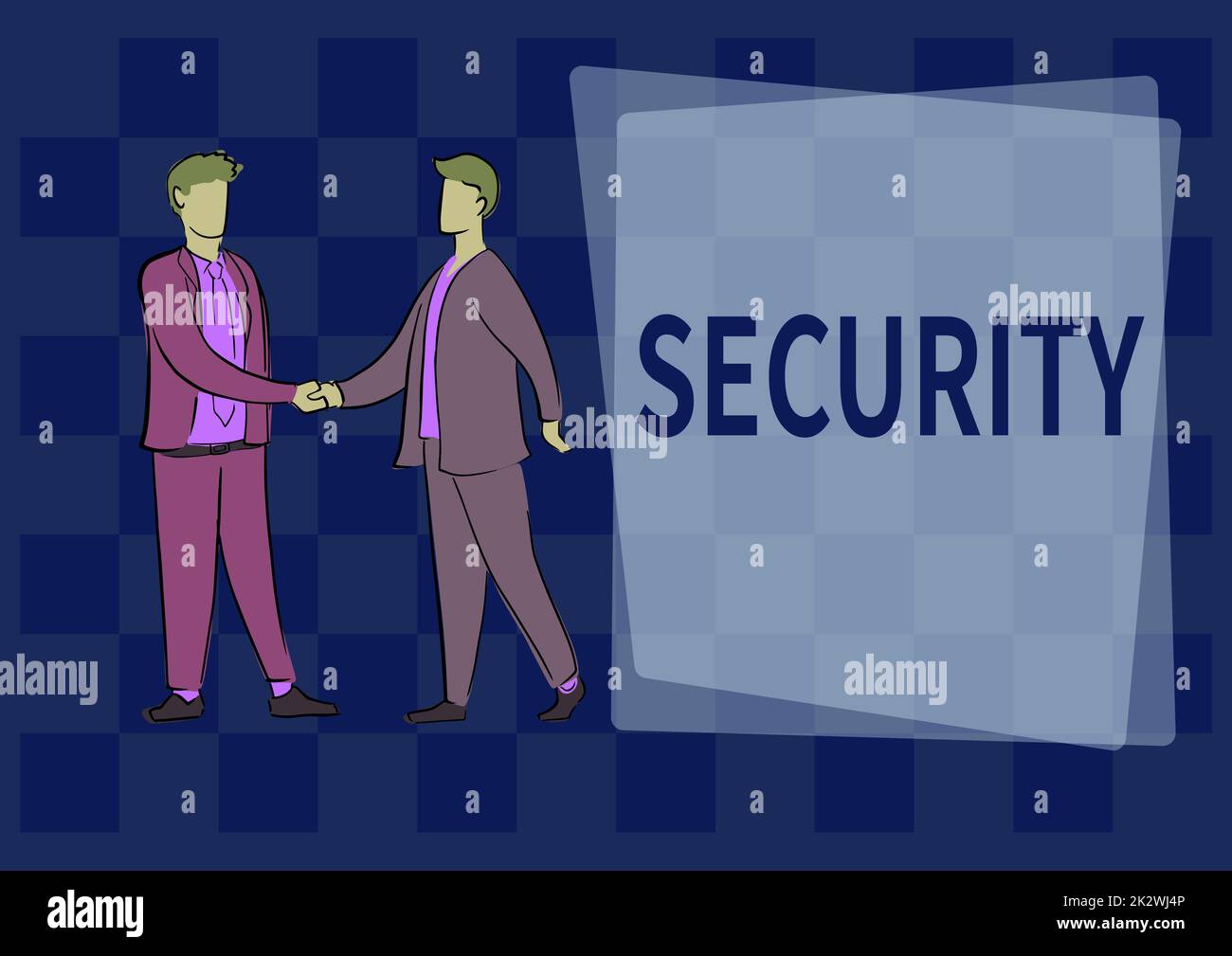 Conceptual caption Security. Business idea The state of feeling safe ...
