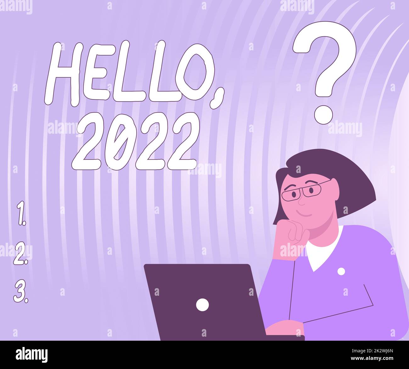 Inspiration showing sign Hello 2022. Business idea expression or gesture of greeting answering ...