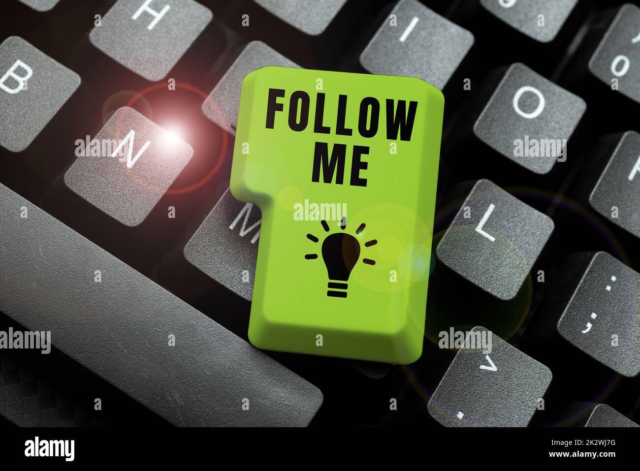 Sign displaying Follow Me. Business idea Inviting a person or group to ...