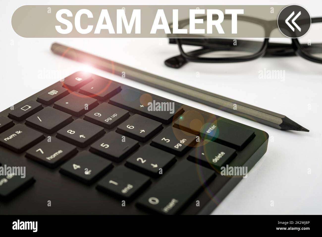 Sign displaying Scam Alert. Business showcase warning someone about ...