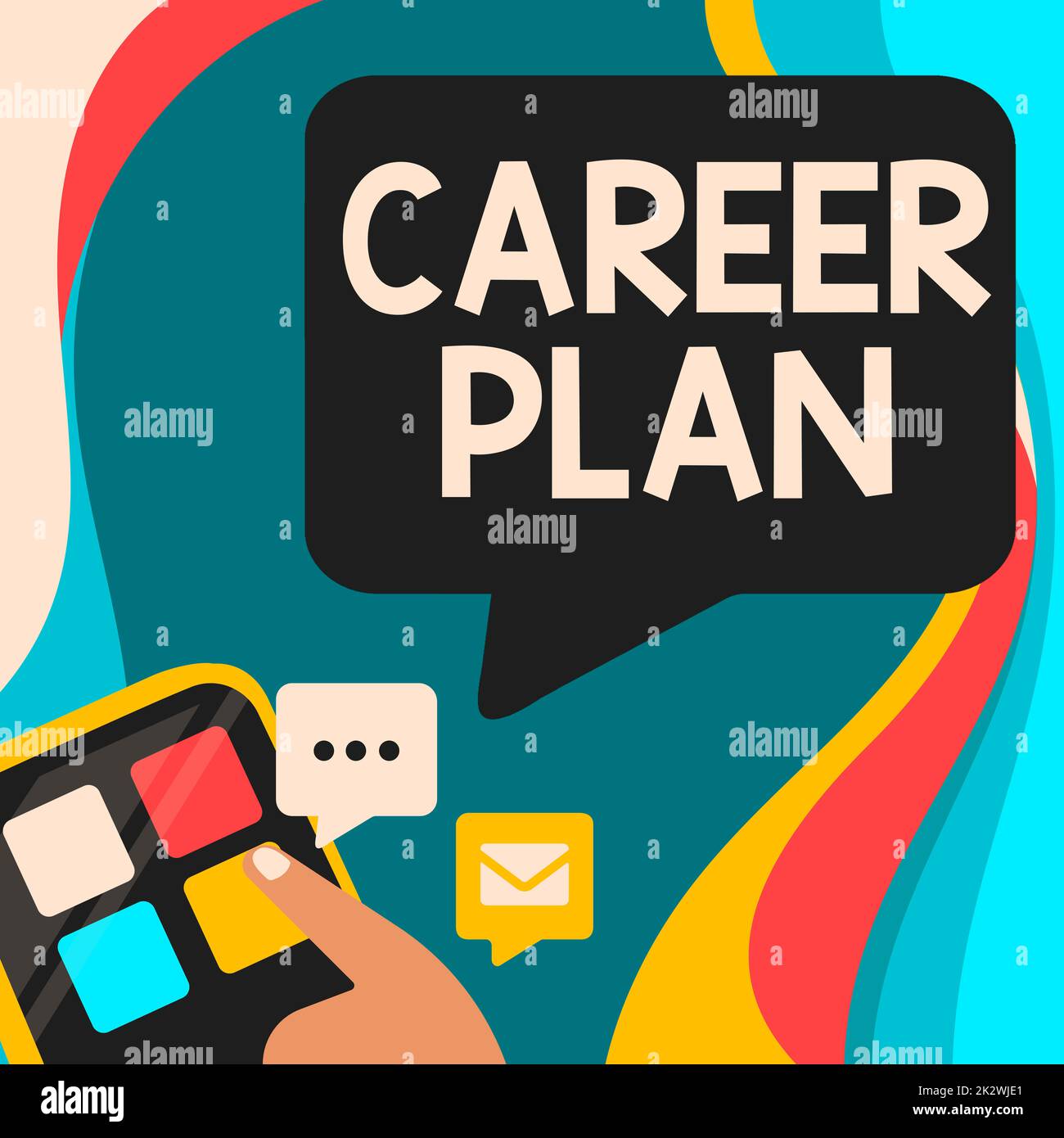Text showing inspiration Career Plan. Concept meaning ongoing process ...