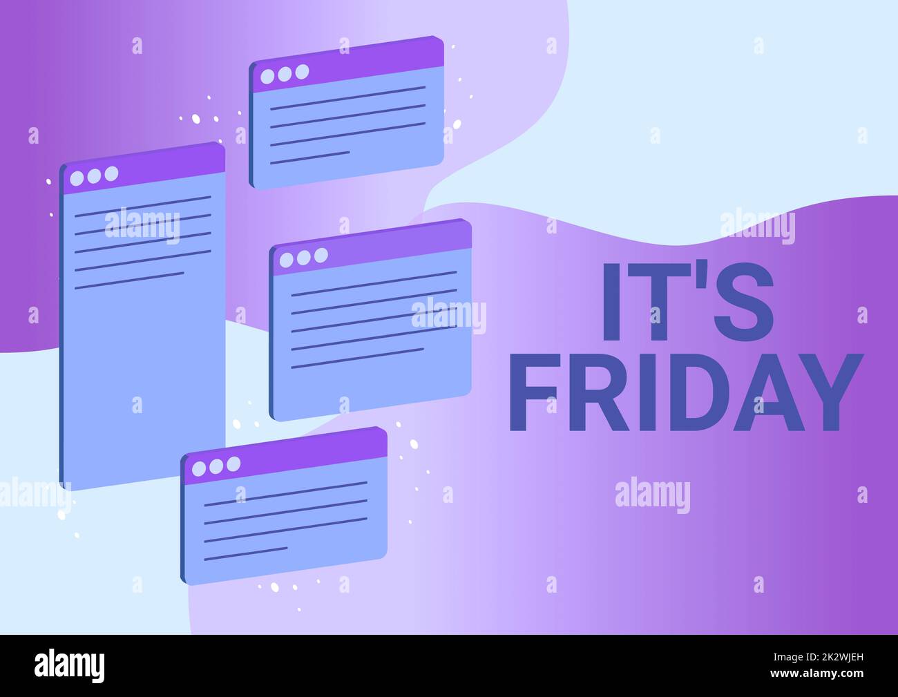 Conceptual display It S Friday. Business approach Last day of the ...