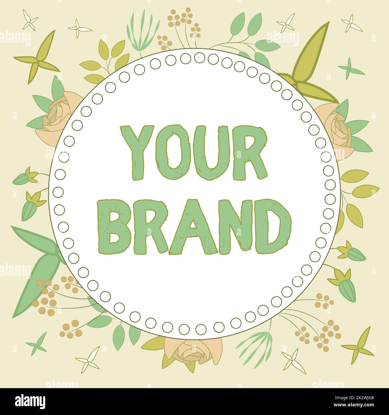 Inspiration showing sign Your Brand. Business idea A name of any kind ...