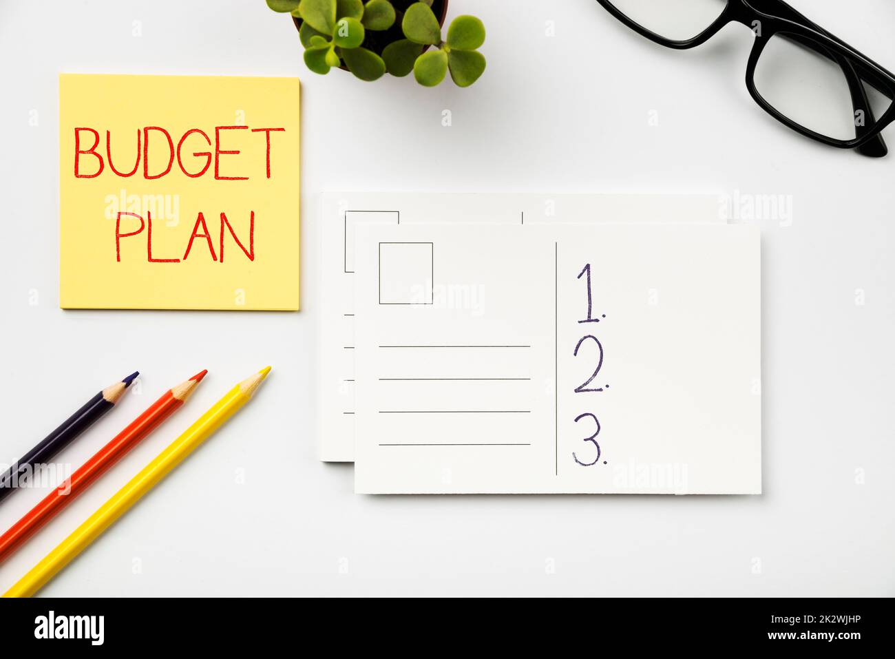 Text caption presenting Budget Plan. Word for financial schedule for a ...