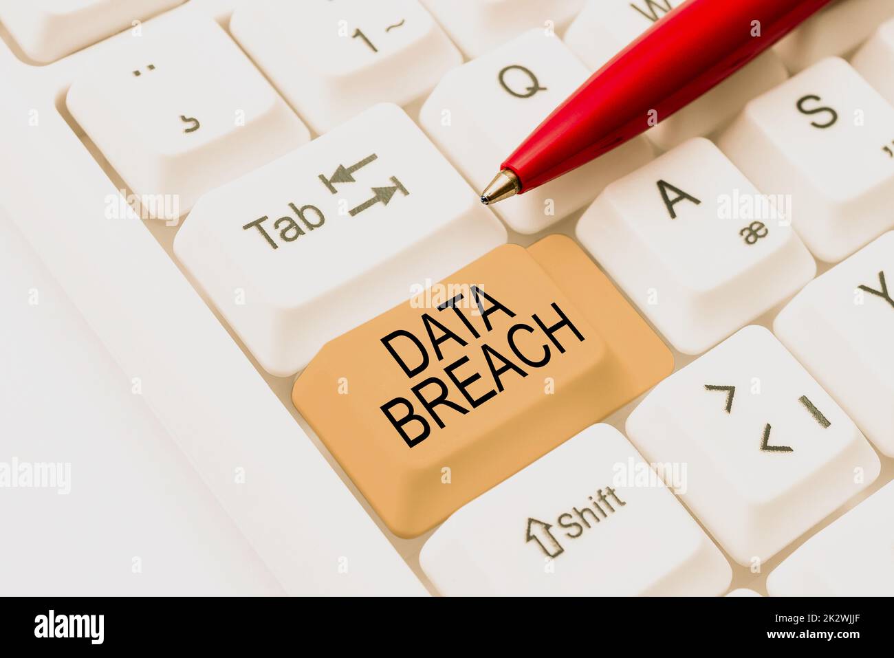 Inspiration showing sign Data Breach. Business idea security incident ...