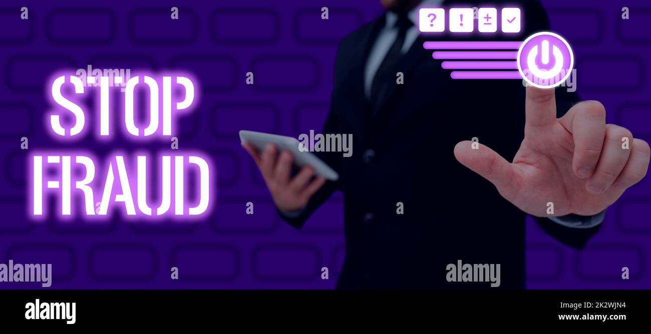 Conceptual display Stop Fraud. Business showcase campaign advices ... Conceptual display Stop Fraud. Business showcase campaign advices ...