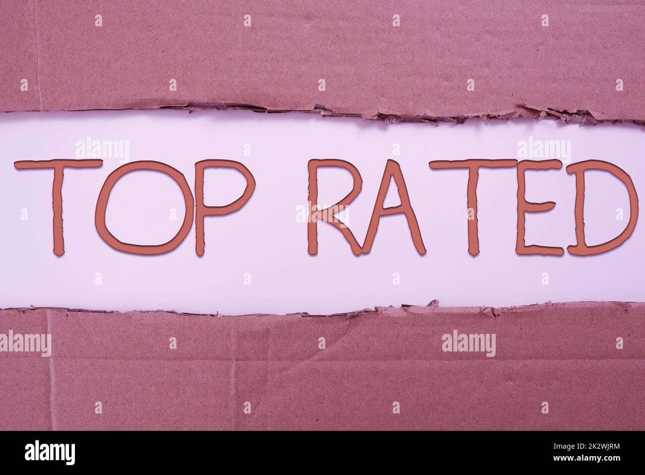 Sign displaying Top Rated. Concept meaning The high amount of a charge ...