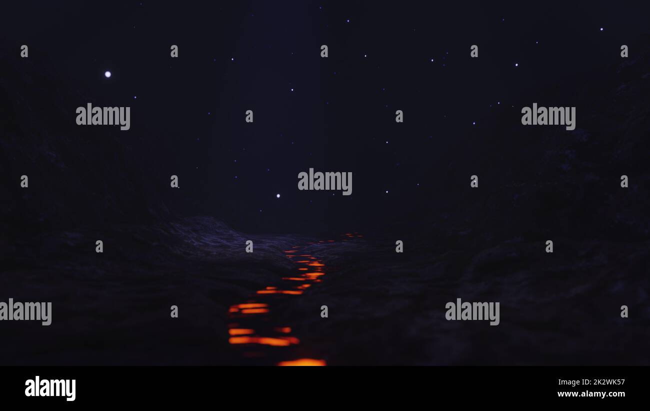 The Valley Under The Deep Sea Stock Photo - Alamy