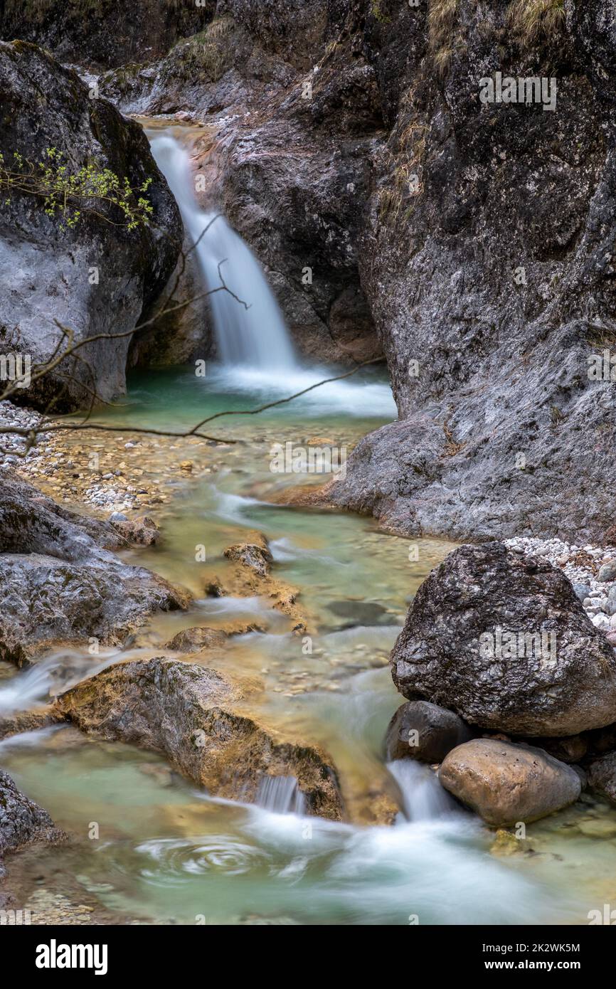 Almbachklamm gorge near Berchtesgaden, Bavaria, Germany Stock Photo - Alamy
