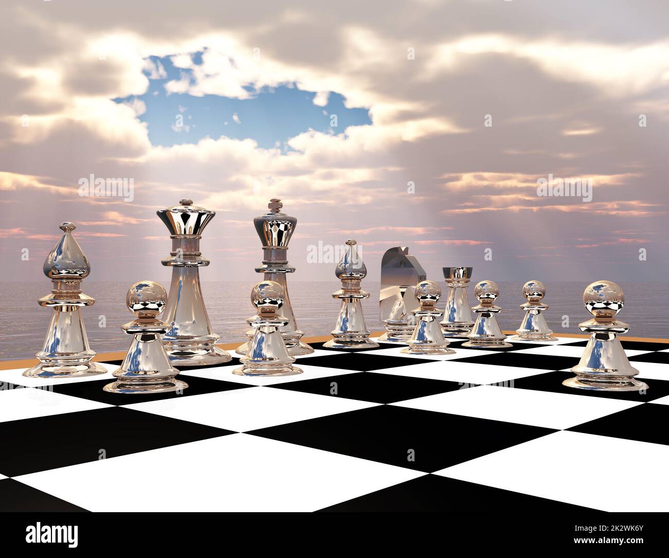 Game of chess illustration hi-res stock photography and images - Alamy