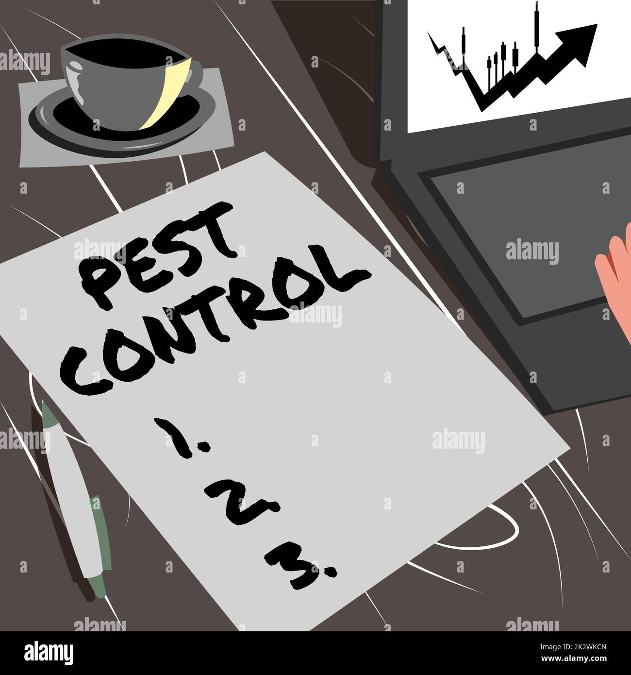 Text sign showing Pest Control. Business idea Killing destructive ...