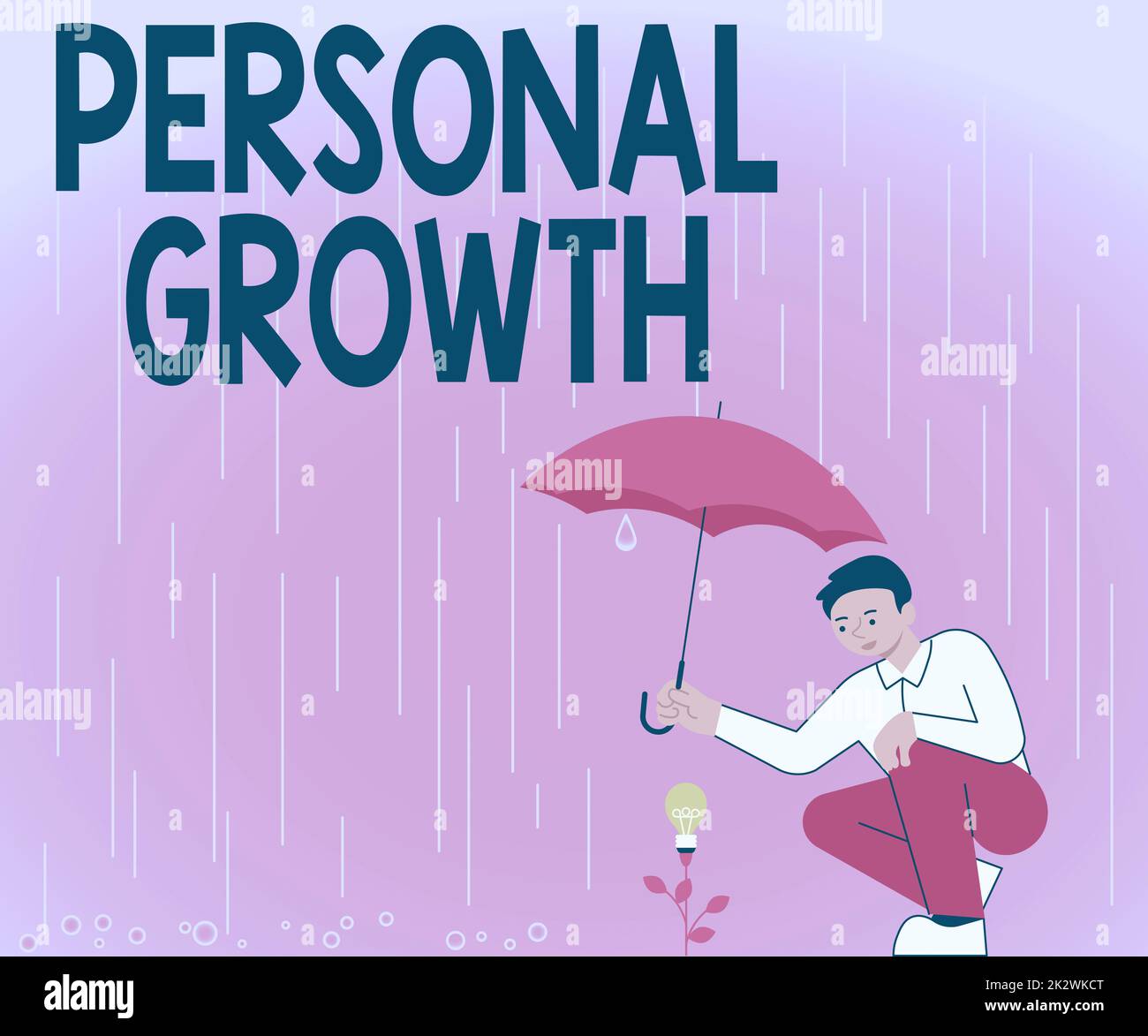 Handwriting text Personal Growth. Concept meaning improve develop your ...