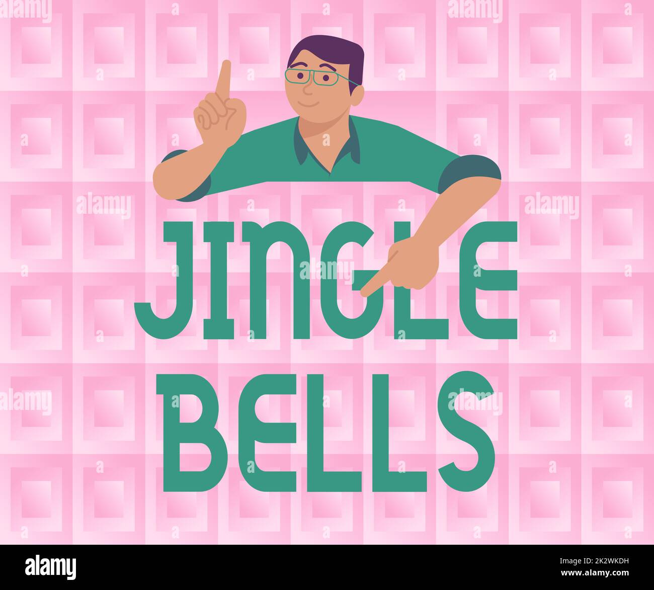 Conceptual display Jingle Bells. Business idea Most famous traditional ...