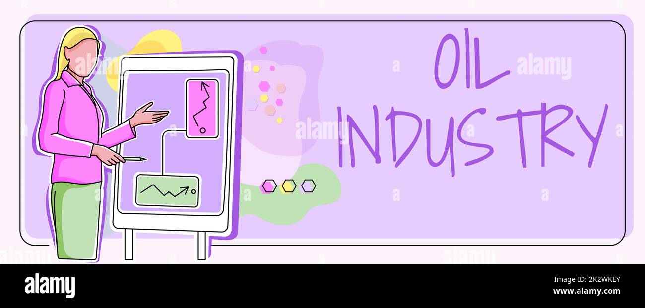 Text Sign Showing Oil Industry Business Overview Exploration