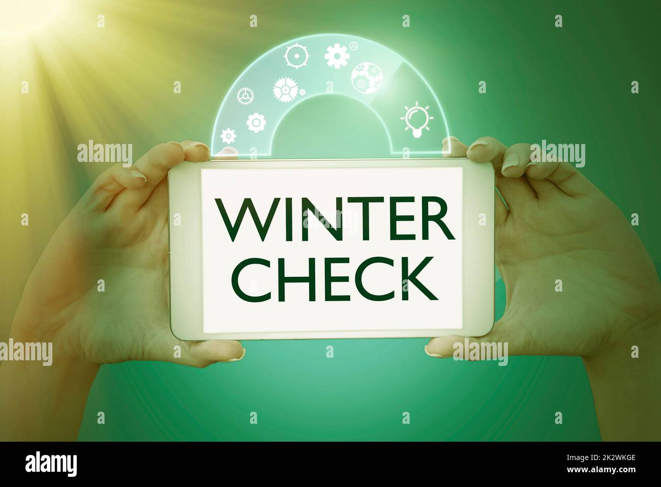 Text showing inspiration Winter Check. Business overview Coldest Season ...